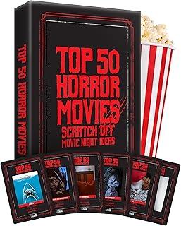Premium Top 50 Horror Movies Scratch Off Cards | Halloween / Horror is ...